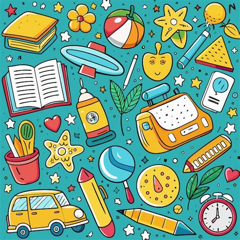 Back To School Seamless Pattern Education Pattern Premium Ai Back To School Seamless Pattern Education Pattern Premium Ai