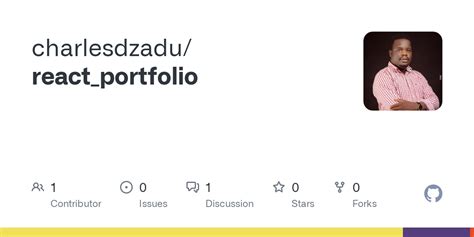 Github Charlesdzadureactportfolio