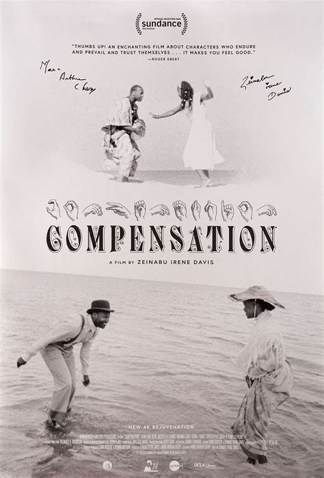 Compensation Original R U S One Sheet Movie Poster Signed By Zeinabu Irene Davis Marc