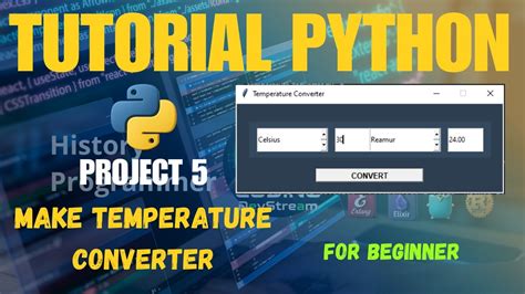 5 Project Based Learning Python Make Temperature Converter With