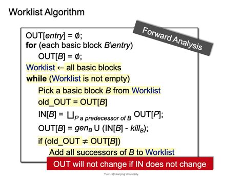 static program analysis data flow analysis foundations yester vault