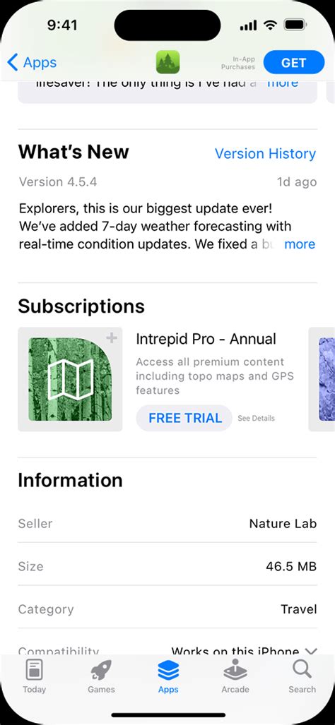 App Store Developer Page