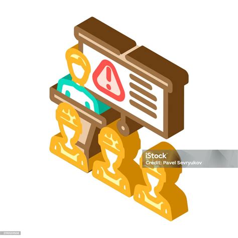 안전 회의 부상 예방 아이소 메트릭 아이콘 벡터 일러스트 레이 션 3차원 형태에 대한 스톡 벡터 아트 및 기타 이미지 3차원 형태 교육 교육 강좌 Istock