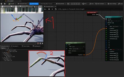 The Mesh Doesnt Follow The Skeleton When Using Ikimg1 But Does Move