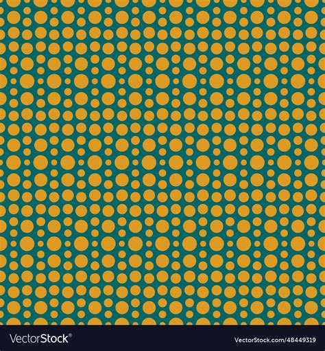 Abstract Halftone Seamless Pattern Royalty Free Vector Image