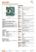 Mini ITX Motherboard JMTX ADN1 Jetway Information Co Ltd Intel Processor N97 Intel