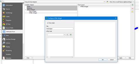 Creating Forms In QGIS Geographic Information Systems Stack Exchange