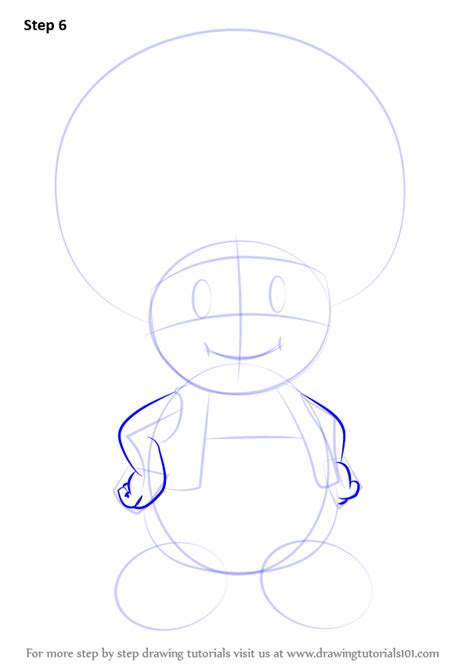 How To Draw Toad From Super Mario Super Mario Step By Step DrawingTutorials101 Com