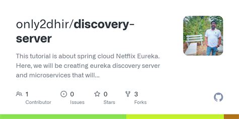 GitHub Only2dhir Discovery Server This Tutorial Is About Spring
