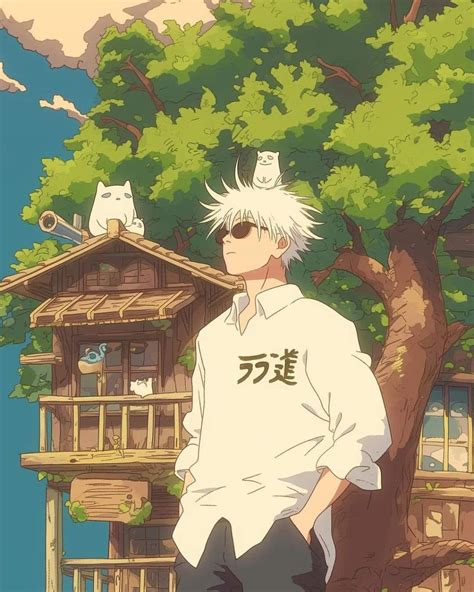 익스트림무비 지브리 스타일 주술회전 캐릭터들