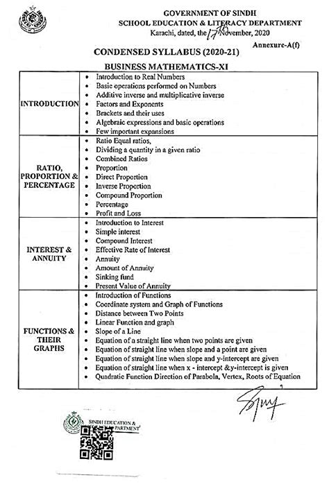 Education Is The Key To Success Reduced Syllabus For Class XI ICOM Part I Commerce Group