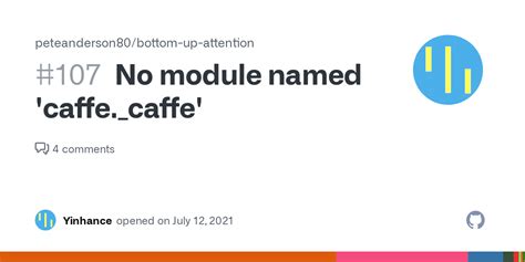 No Module Named Caffe Caffe Issue Peteanderson Bottom Up Attention GitHub