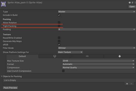 【unity】spriteatlasの使い方 くものす