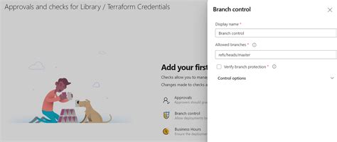 Add Branch Control On Azure Devops Variable Group Using Rest