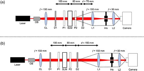 schematic of imaging system for acquiring speckle images ob objective