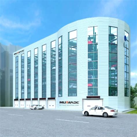 10 Levels Circular Tower Automated Circular Type Smart Parking System Automated Car Parking