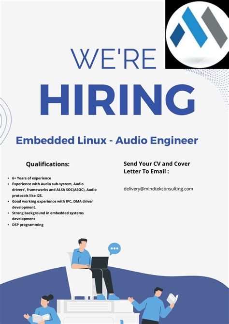 mindtek consulting on linkedin hiring alert embedded audioengineer