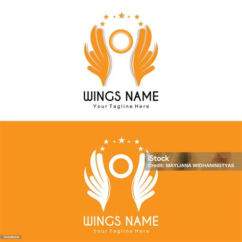 날개 로고 디자인 방패 날개 벡터 새 깃털 일러스트 레이 션 갈고리 발톱에 대한 스톡 벡터 아트 및 기타 이미지 갈고리 발톱 깃털 날기 Istock