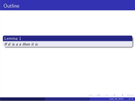 Beamer How To Keep The Lemma Numbering Same In Different Slides TeX LaTeX Stack Exchange