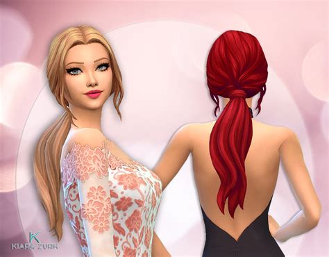 Marlene Ponytail The Sims 4 Create A Sim Curseforge