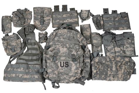 authentic u s army rifleman set system acu ucp digital camo molle ii