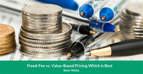 fixed fee vs value based pricing which is best bean ninjas