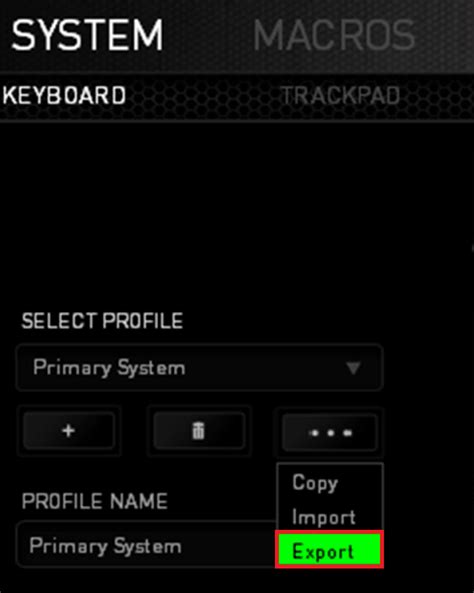 How To Export And Import Profiles In Razer Synapse 20