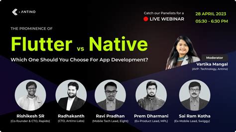 Eight On Linkedin Flutter Vs Native Which One Is The Best Join Sai Ram Kotha Prem