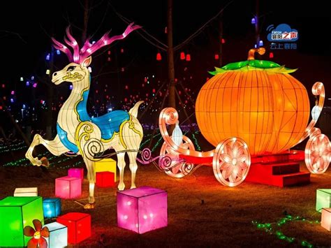 元宵节花灯大赏元宵节花灯儿童画元宵节花灯卡通大山谷图库