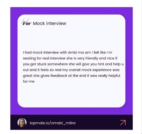 Arnabi Mitra Auf Linkedin Mockinterview Topmate Faang Interview