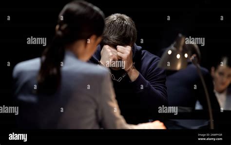 Female Handcuffed Hi Res Stock Photography And Images Alamy