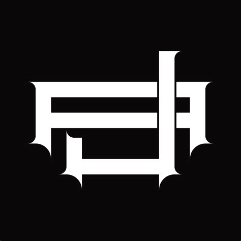 Aj Logo Monogram With Vintage Overlapping Linked Style Design Template 16573682 Vector Art At