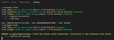 Angular Warning In Angularcompilerplugin Forked Type Checker Exited Unexpectedly Stack Overflow Angular Warning In Angularcompilerplugin Forked Type Checker Exited Unexpectedly Stack Overflow