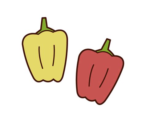 파프리카 일러스트레이션 무료 일러스트 소재집 Kukukeke