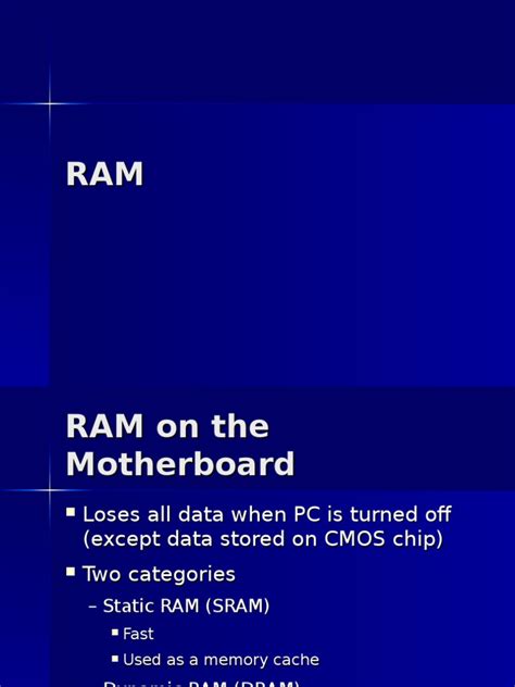 4 ram pdf dynamic random access memory random access memory