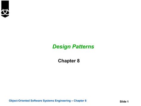 8 Design Patterns Ppt