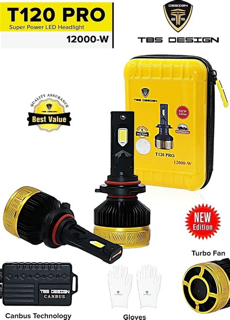Tobys New T120 Pro 2023 Upgraded 9007hb5 Led Headlight Bulbs High