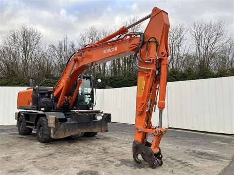Pelle Sur Pneus Hitachi Zx220w 5b Doccasion Pelles Sur Pneus D