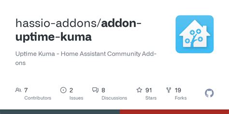 Issues · Hassio Addonsaddon Uptime Kuma · Github