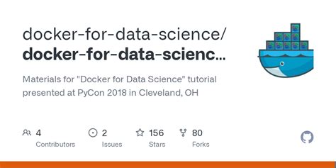 Github Docker For Data Sciencedocker For Data Science Tutorial