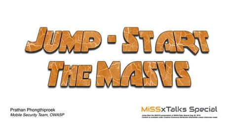 Jump Start The Masvs Pdf