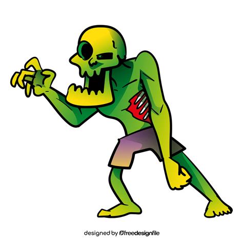 Zombie Cartoon Clipart Free Download