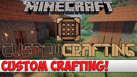 Minecraft Plugin Tutorial Custom Crafting Youtube
