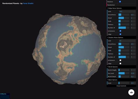 Added 3d Noise And Blend Modes To My Webgl Noise Library Gl Noise Used It To Make A Planet