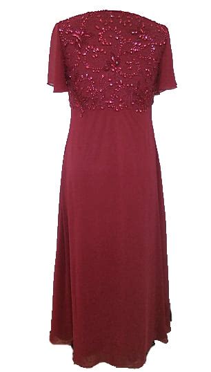 Flattering Plus Size Evening Dress Chiffon And Beading Bliss