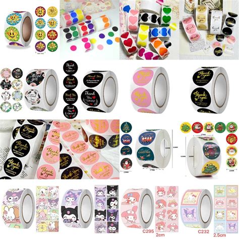 500 Sheets More Designs Stickers Self Adhesive Label Sealing