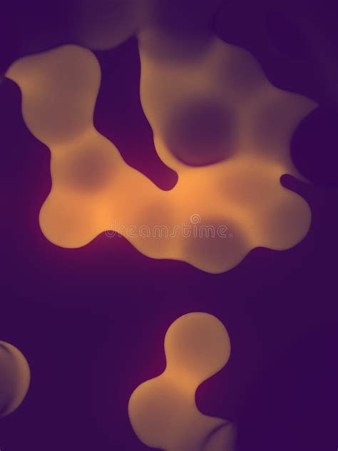 Floating Magical Liquid Blobs Look Like A Lava Lamp Minimal Background
