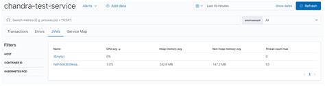 Kibana APM UI JVMs Listing Empty JVM Kibana Discuss The Elastic Stack