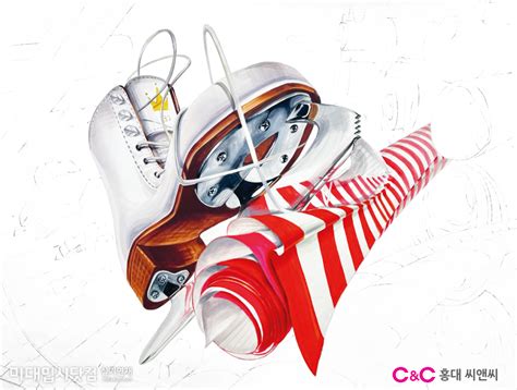 [기초디자인] 색이 이쁜 그림 홍대 씨앤씨 미술학원 미술학원 작품갤러리 실기연재
