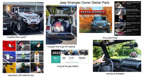 Jeep Wrangler Owner Starter Pack R Starterpacks Starter Packs